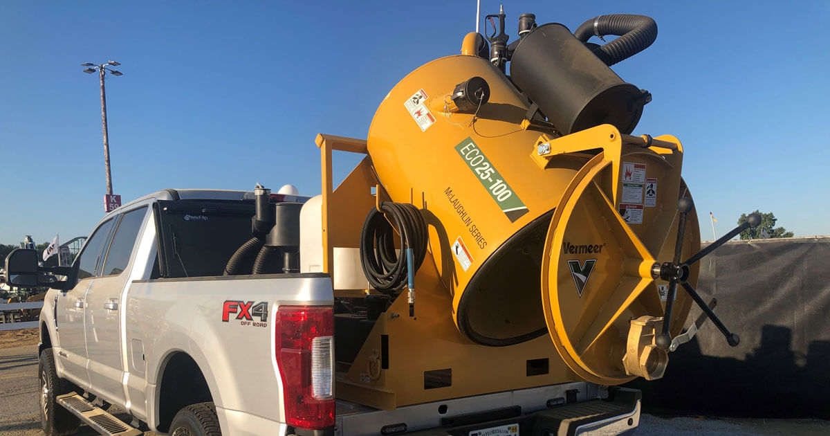 Vermeer ECO25 Vacuum Excavator for Potholing Cleanup