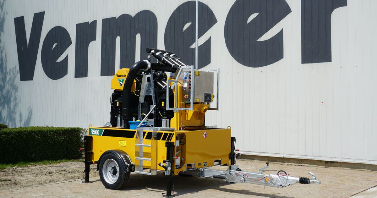 Vermeer R500 Reclaimer - All-electric Mud Recycling System