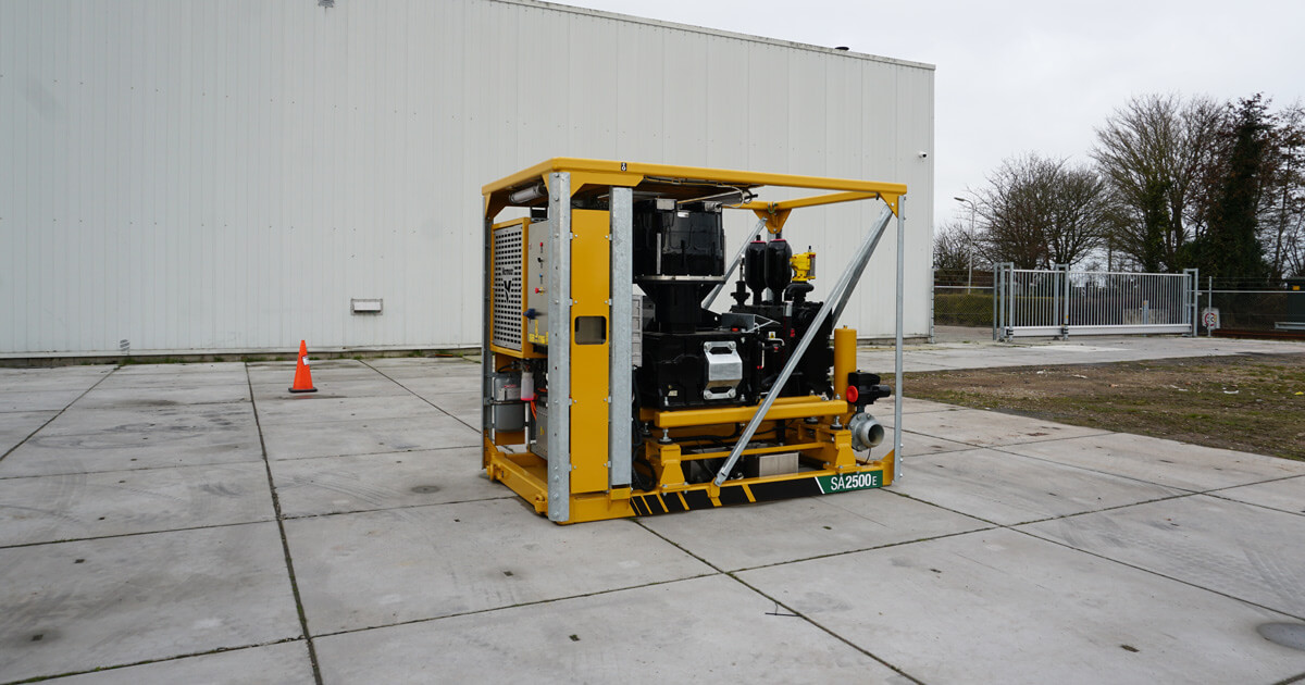 Vermeer SA2500E - Fully-electric High-pressure Mud Pump