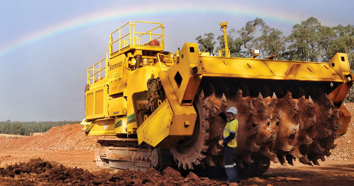 Vermeer T1655III Terrain Leveler Surface Excavation Machine