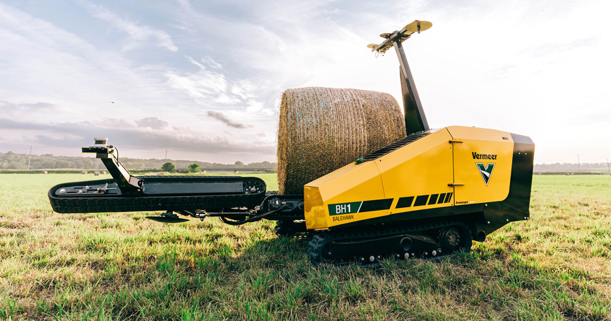 Vermeer Autonomous Bale Mover - A Forage Innovation