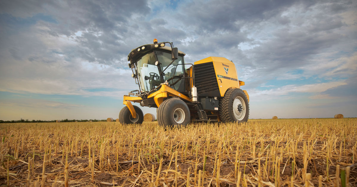 Industry-first ZR5-1200 Self-propelled Baler by Vermeer