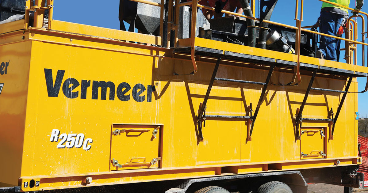 Vermeer R250C Reclaimer for Your Mud Recycling Needs