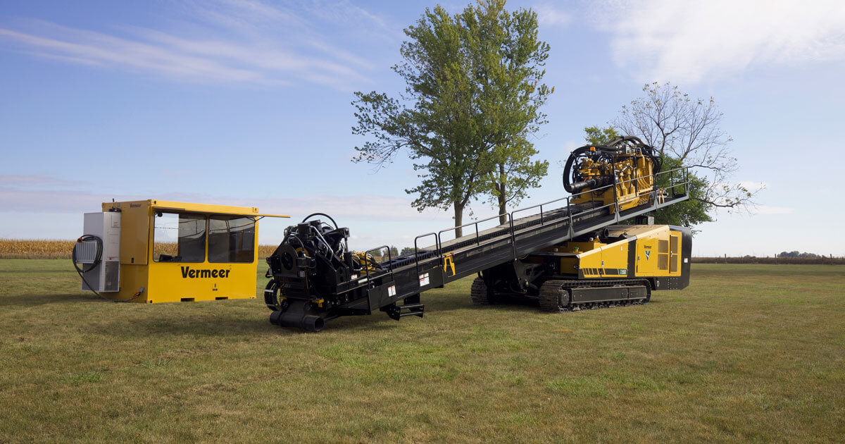 Vermeer D550 Horizontal Directional Drill - Vermeer Maxi Rig