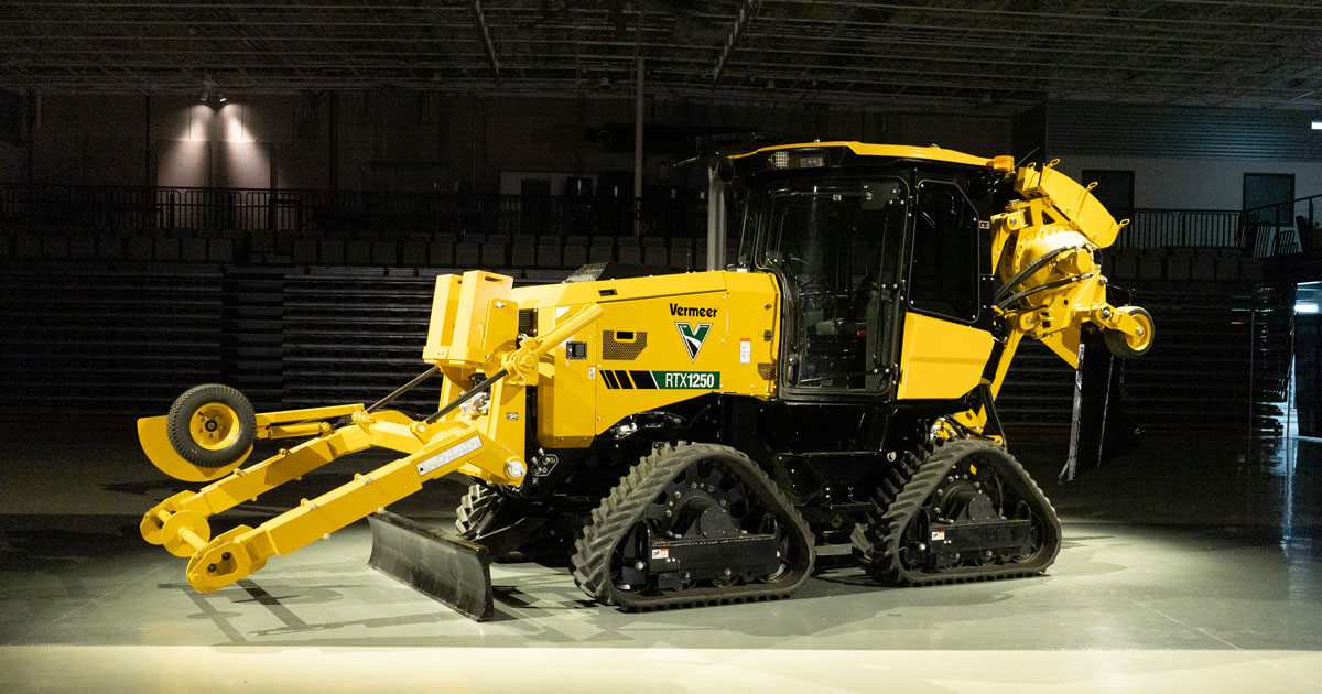 Utility Ride-on & Pedestrian Tractors with Trencher Attachments