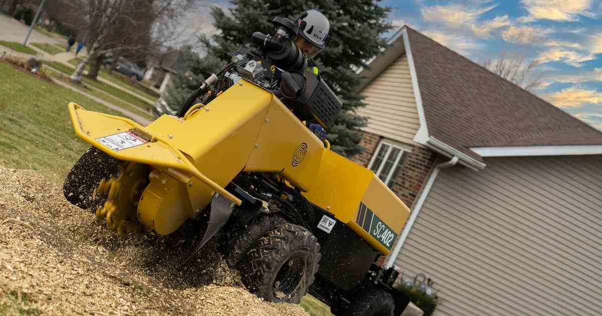 Vermeer SC402 Stump Cutter Brings More Power and Access to Jobsite