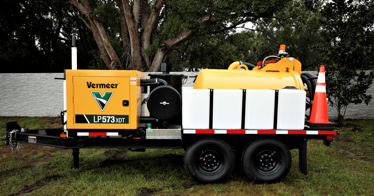 Vermeer Trailer Vacs Lp Xdt Series Excavate Wet Dry
