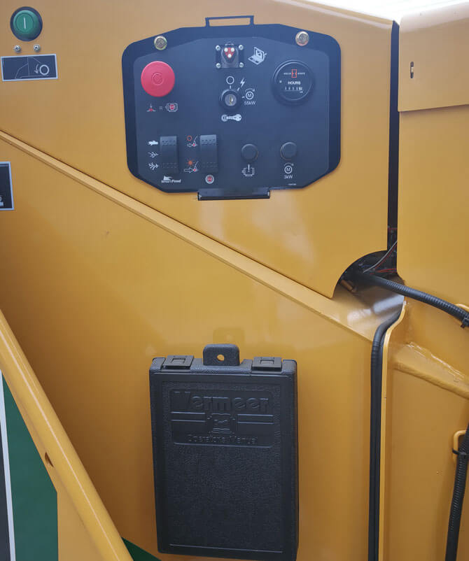 Vermeer BC1000E Electric Brush Chipper - Landscaping Equipment