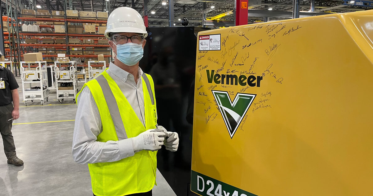 First Machine Comes Off the Line at Vermeer Plant 7 Facility