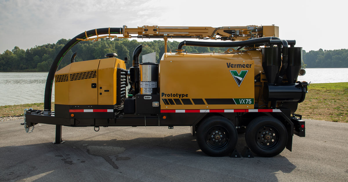 Vermeer Vx75 Vacuum Excavators Vermeer Trailer Vacs
