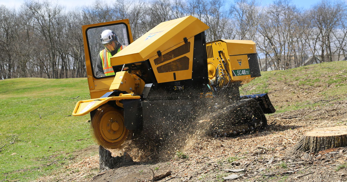 Vermeer Stump Grinders for Tree Stump Removal Projects