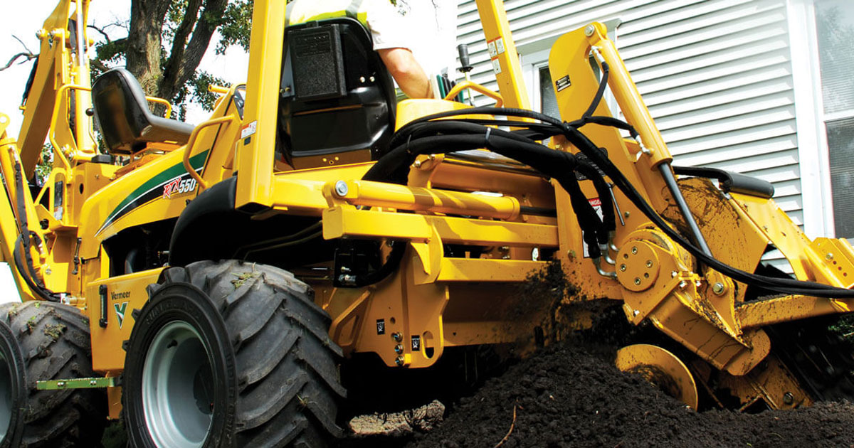 Vermeer RTX550 Ride-on Utility Tractor and Attachment Options