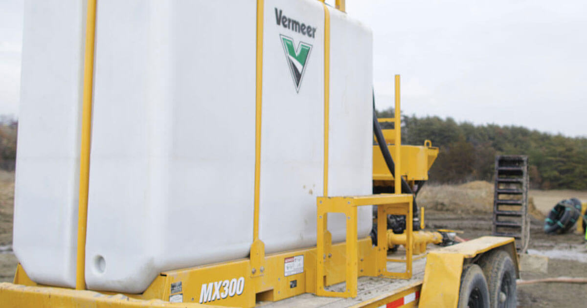 Vermeer Mix Systems for Horizontal Directional Drilling Jobs